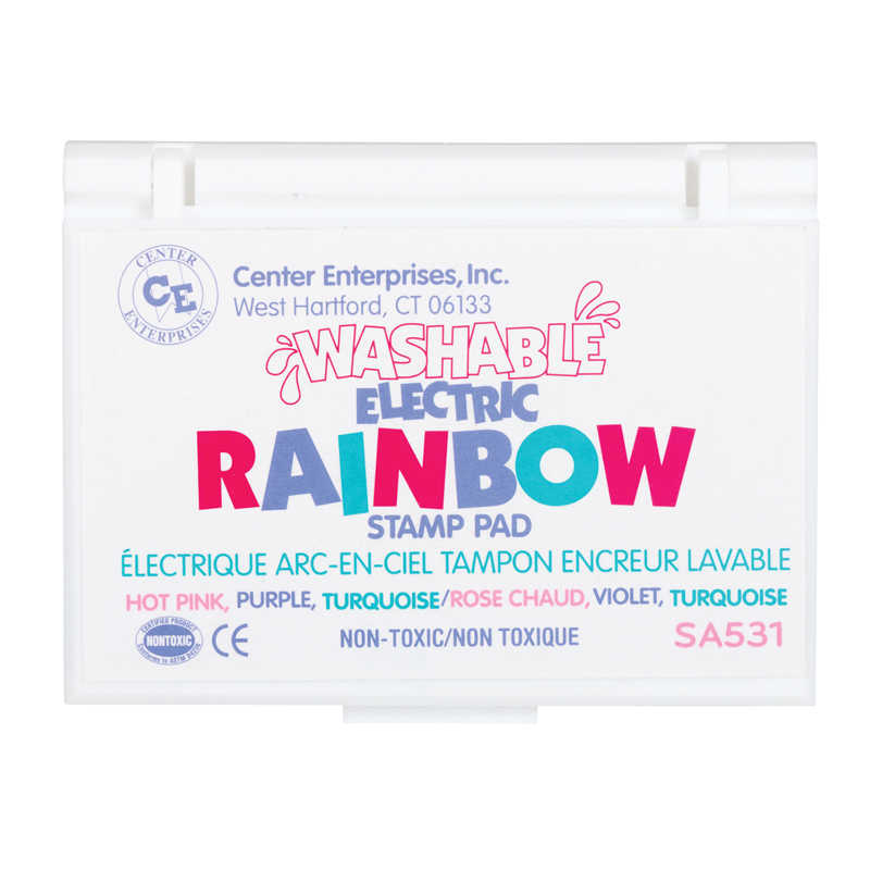 TeachersParadise - Ready 2 Learn® Washable Rainbow Stamp Pad, Electric ...