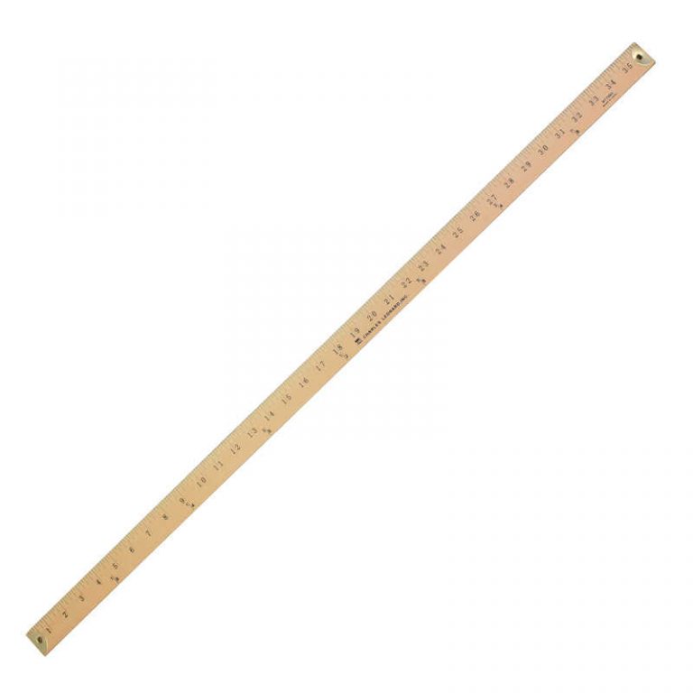 TeachersParadise - Charles Leonard Metal Edged Yardstick Ruler, Inches ...