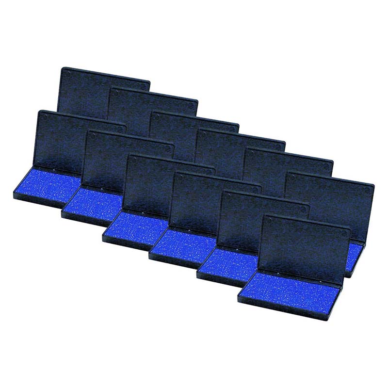 TeachersParadise - Charles Leonard Stamp Pad, Blue, Pack of 12 ...