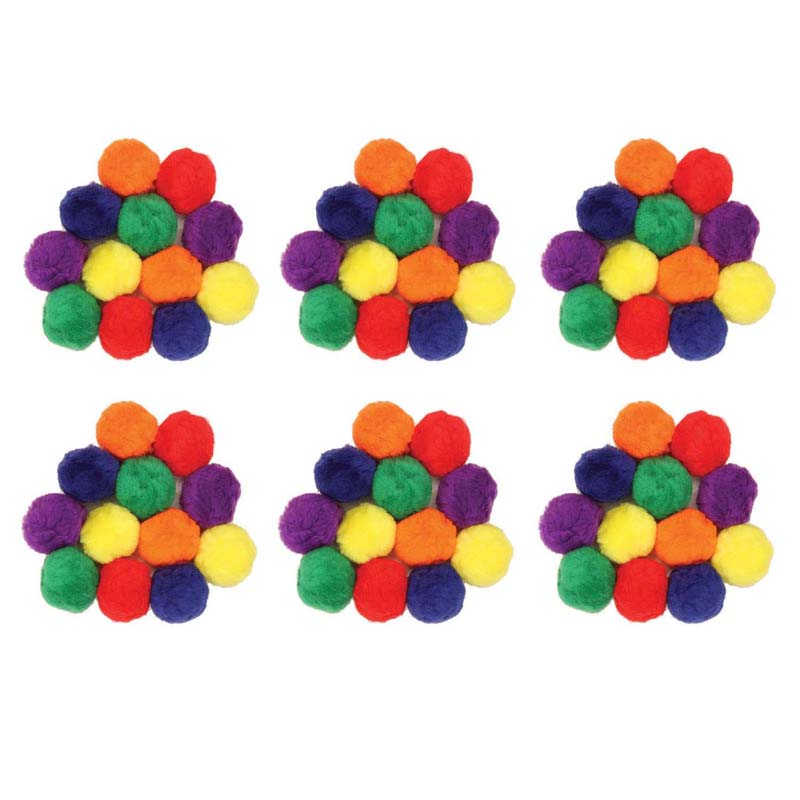 TeachersParadise - Creativity Street® Pom Pons, Assorted Colors, 70 mm ...