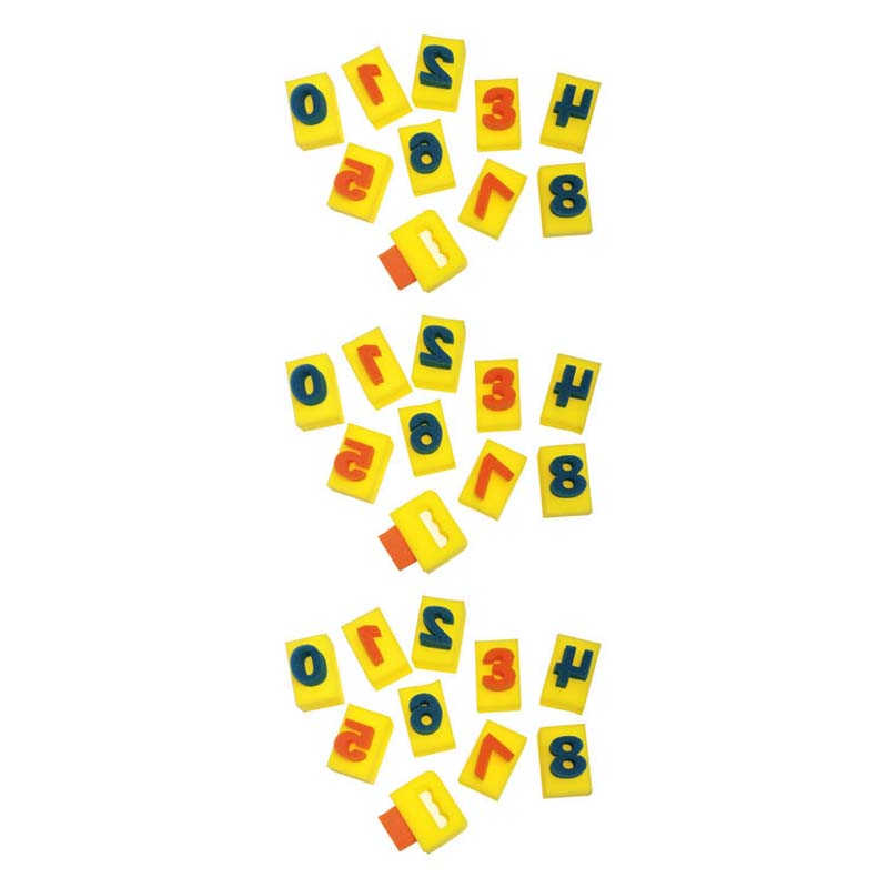 TeachersParadise - Creativity Street® Paint Handle Sponges, Numbers, 2 ...