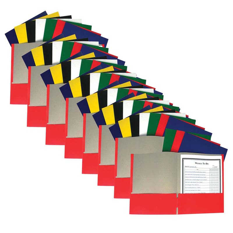 TeachersParadise - C-Line® Recycled Two-Pocket Paper Portfolio Folder ...