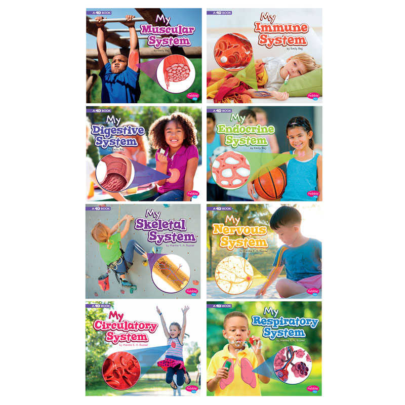 TeachersParadise - Pebble Plus My Body Systems Book Set, Set of 8 ...