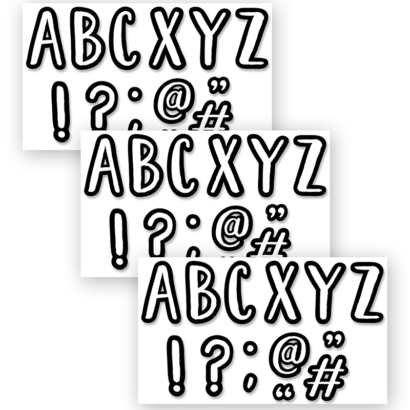 TeachersParadise - Creative Teaching Press Café 7 Inch Designer Letters ...