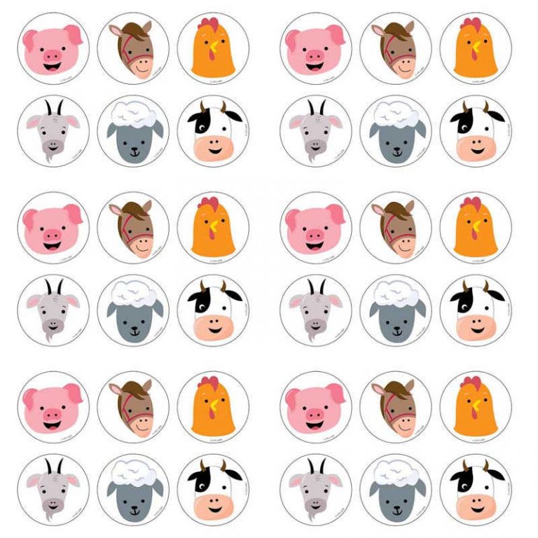 TeachersParadise - Creative Teaching Press® Farm Friends Farm Faces 3 ...