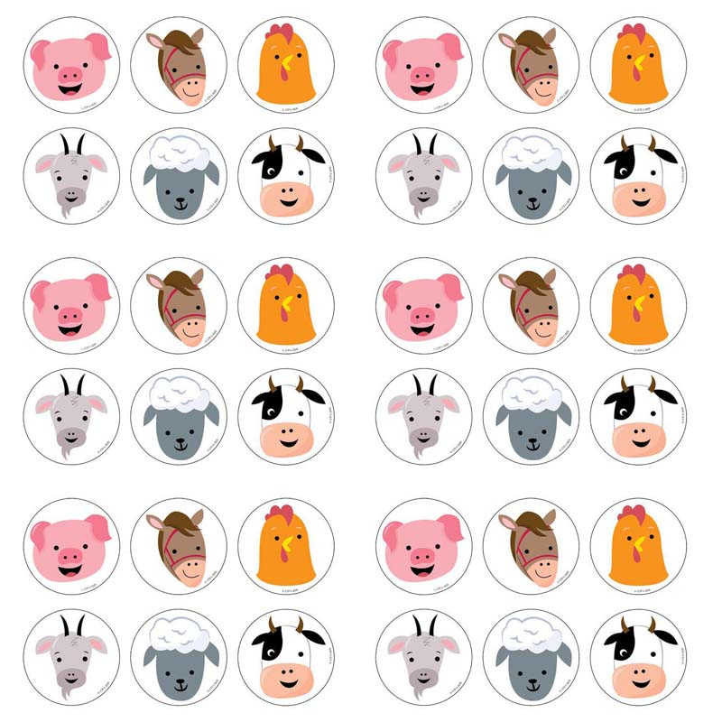 TeachersParadise - Creative Teaching Press® Farm Friends Farm Faces 3 ...