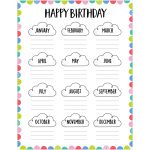 Classroom Birthday Charts - TeachersParadise