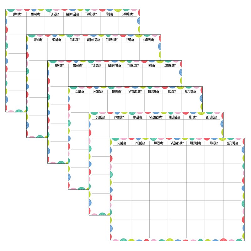 TeachersParadise - Creative Teaching Press® Rainbow Doodles Calendar ...