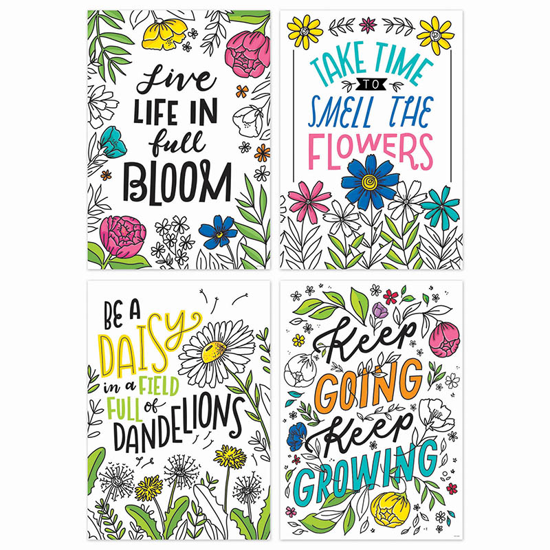 TeachersParadise - Creative Teaching Press Bright Blooms Inspire U™ 4 ...