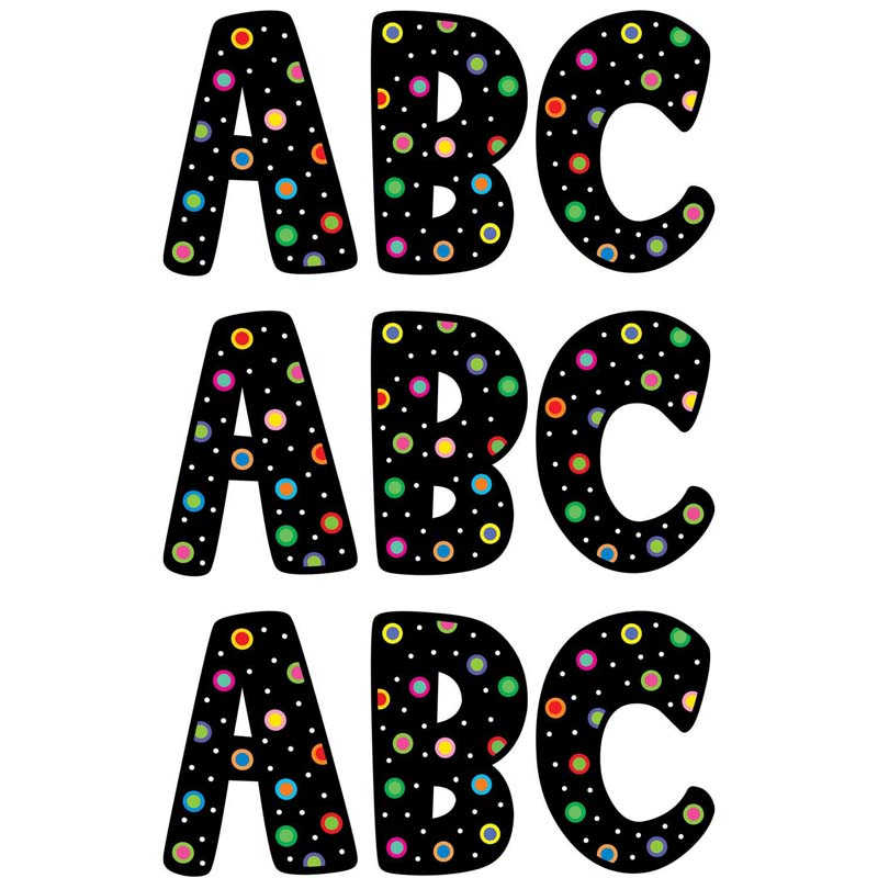 TeachersParadise - Creative Teaching Press® Dots on Black 7" Designer ...