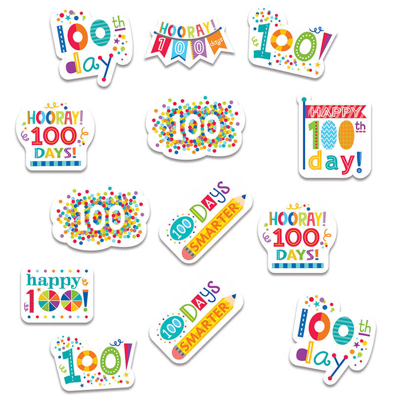 TeachersParadise - Creative Teaching Press® Happy 100th Day! Stickers ...