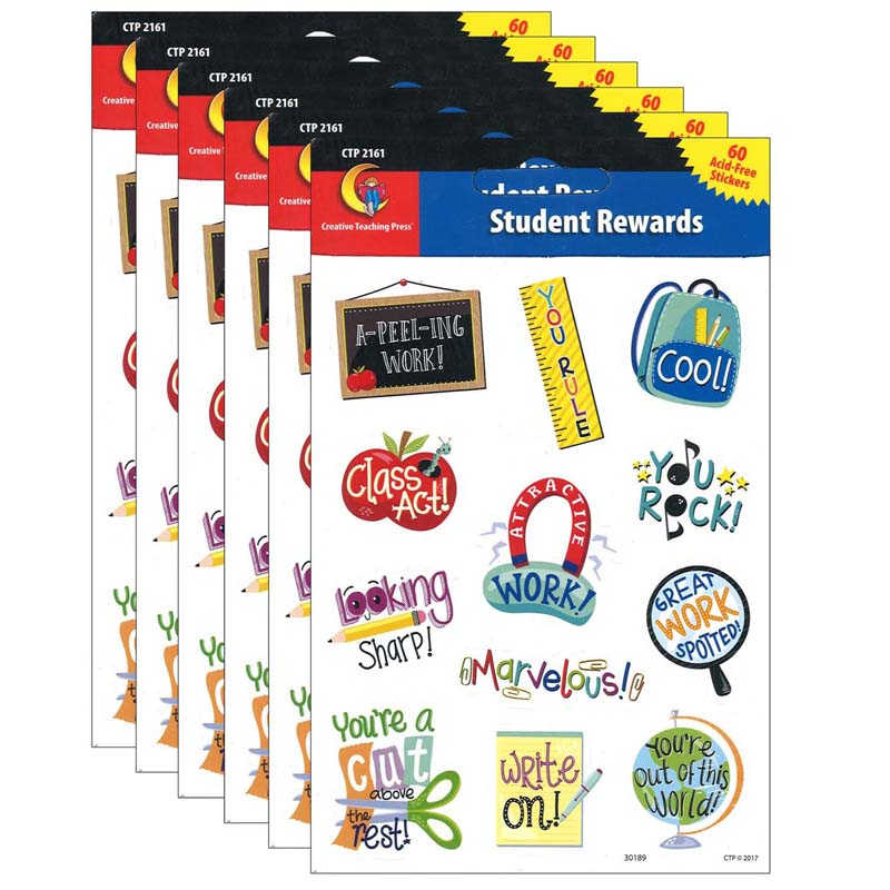 TeachersParadise - Creative Teaching Press® Student Rewards Stickers ...