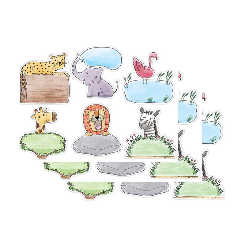 TeachersParadise - Creative Teaching Press® Safari Friends 10" Designer ...