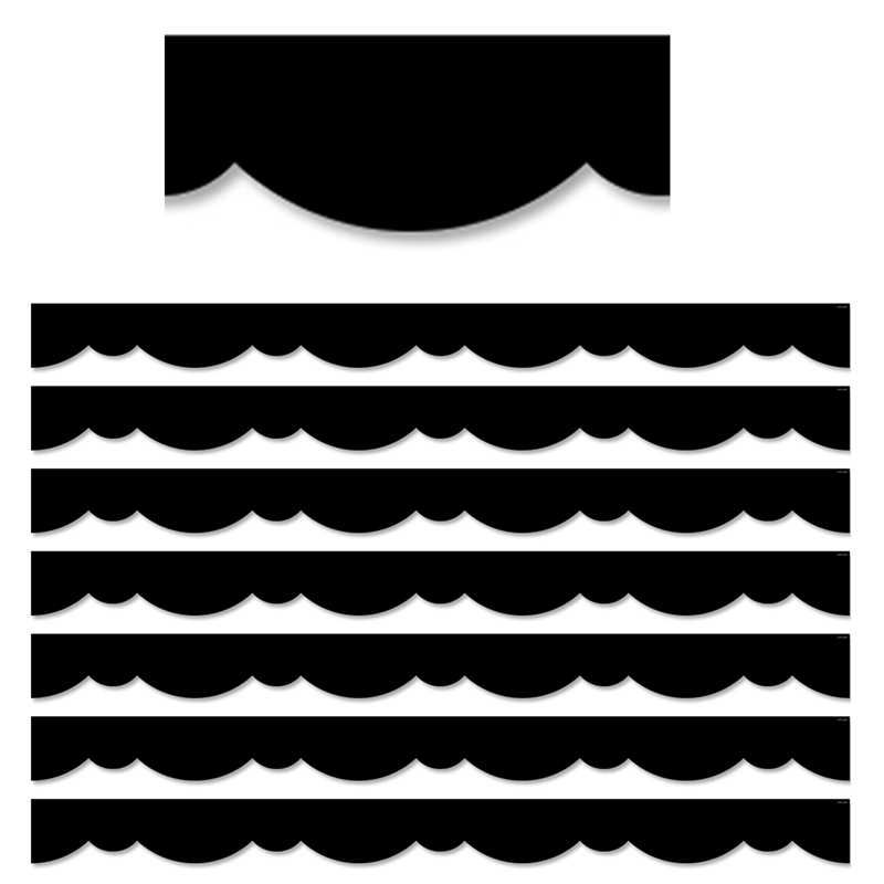 TeachersParadise - Creative Teaching Press® Black Stylish Scallops ...