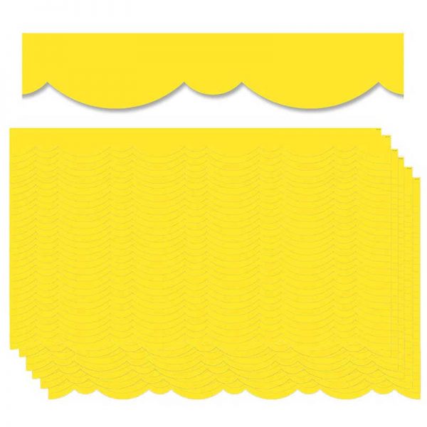 TeachersParadise - Creative Teaching Press® Yellow Stylish Scallops ...