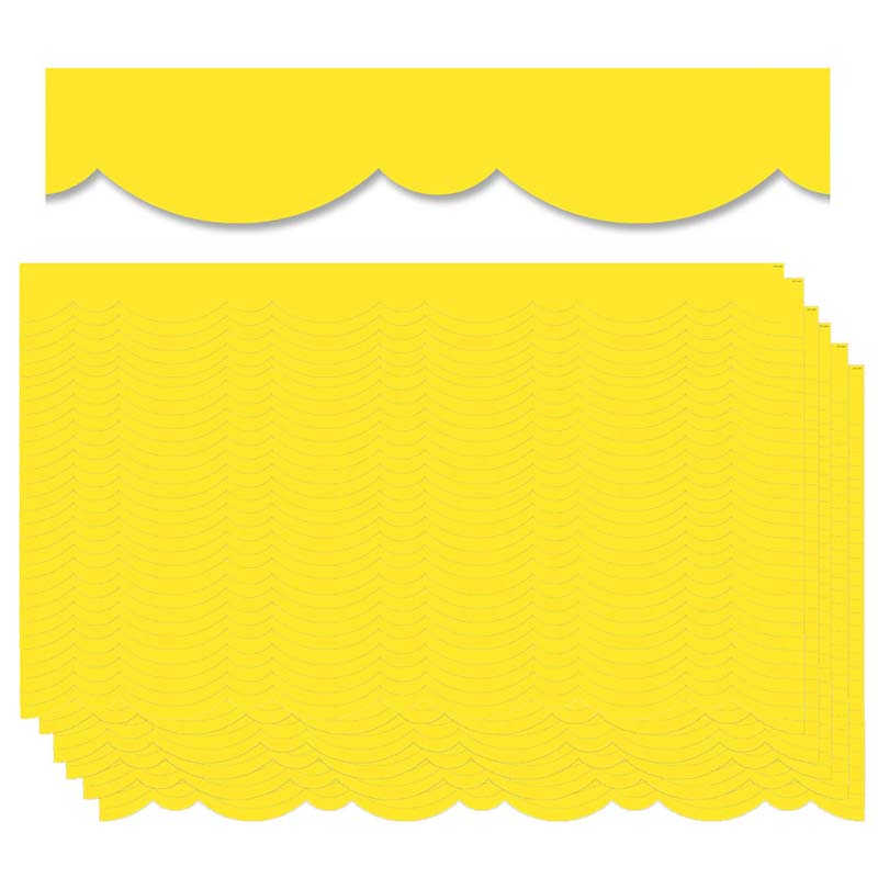 TeachersParadise - Creative Teaching Press® Yellow Stylish Scallops ...