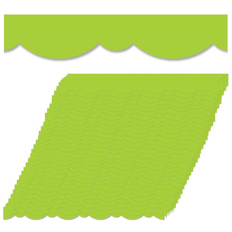 TeachersParadise - Creative Teaching Press® Lime Green Stylish Scallops ...
