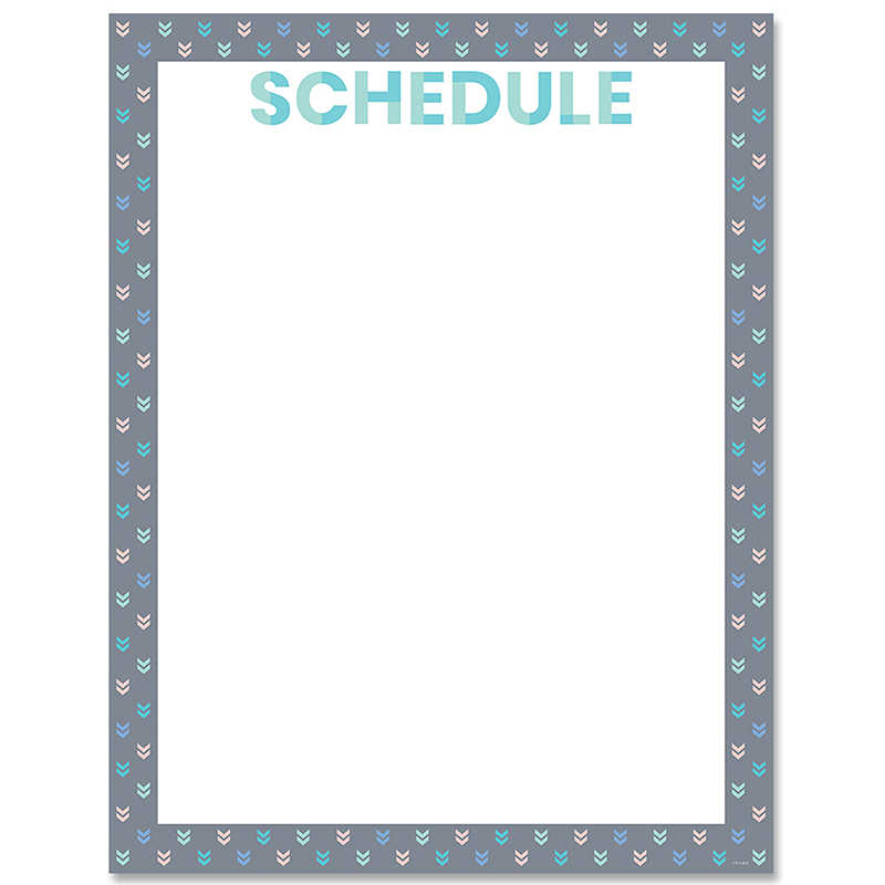 TeachersParadise - Creative Teaching Press® Calm & Cool Schedule Chart ...