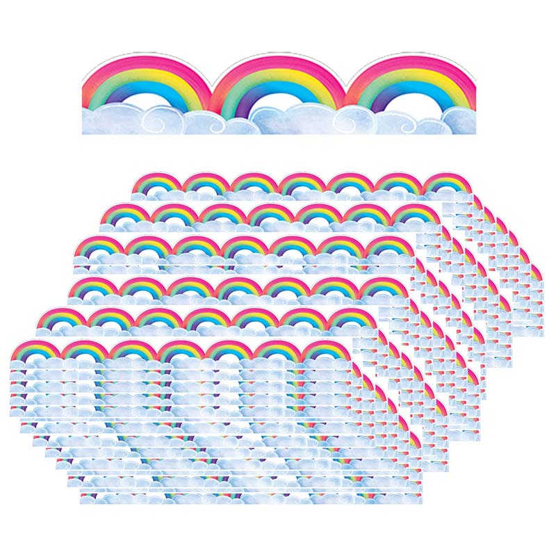 TeachersParadise - Creative Teaching Press® Rainbows & Clouds Border ...