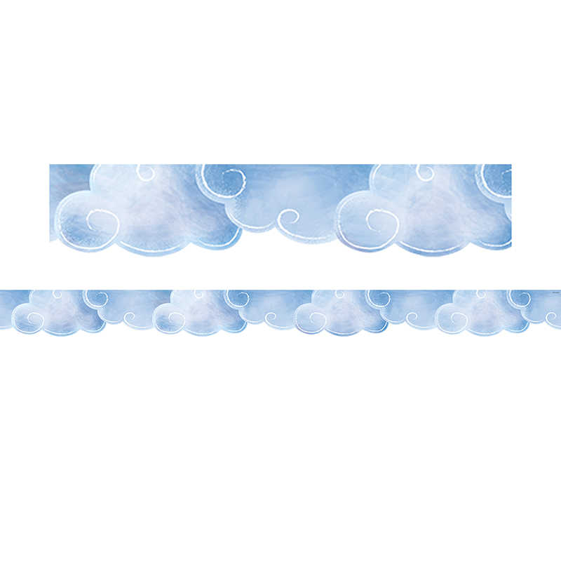 TeachersParadise - Creative Teaching Press® Clouds Border, 35 Feet ...