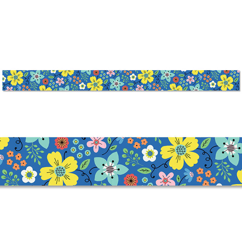 TeachersParadise - Creative Teaching Press® Floral Fun Border, 35 Feet ...