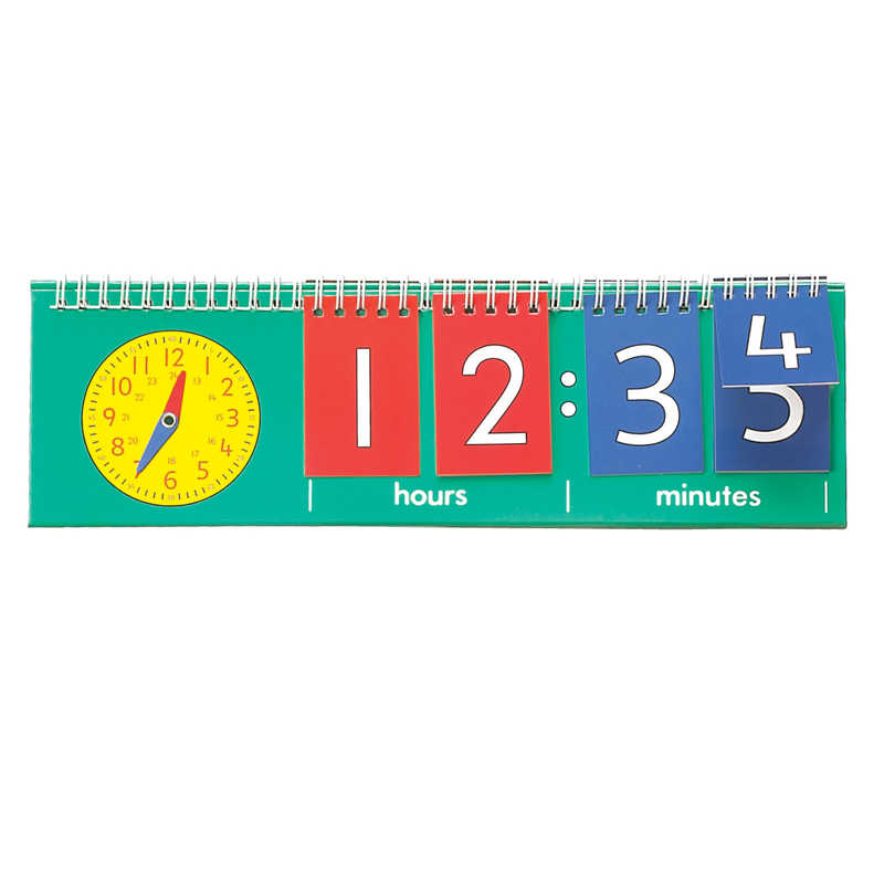 TeachersParadise - Learning Advantage™ Time Flip Chart, Student Size ...