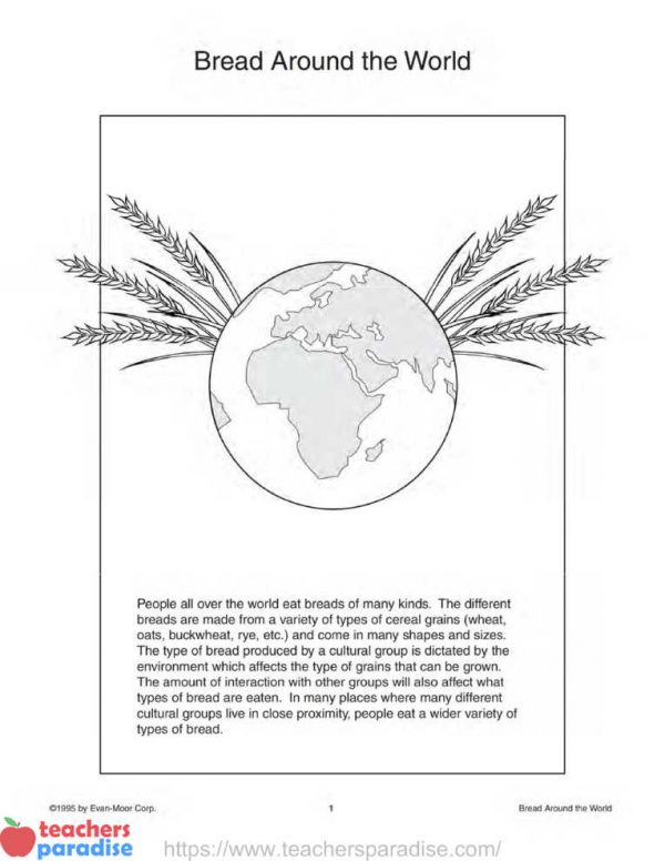 Complete Thematic Units, Bread around the World-EMC0539 by Evan-Moor ...