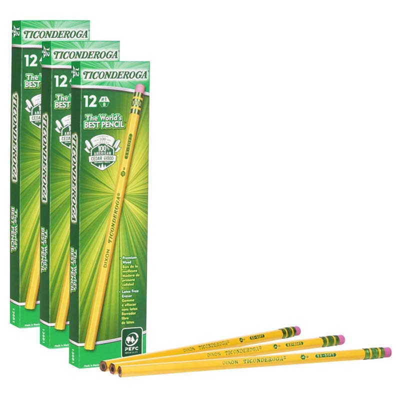 TeachersParadise - Ticonderoga® Original Ticonderoga® Pencils, No. 1 ...