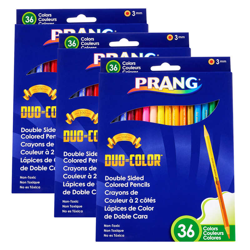 TeachersParadise - Prang® Duo Colored Pencils, 36 Color Set, 3 Sets ...