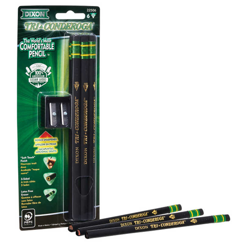 TeachersParadise - Ticonderoga® Tri-Conderoga™ 3-Sided Pencils with ...