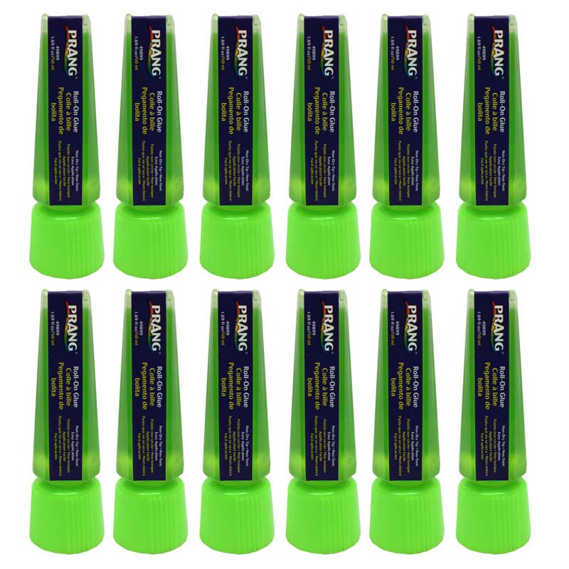 TeachersParadise - Prang® Roll-On Liquid Glue, Green, 1.69 oz, Pack of ...