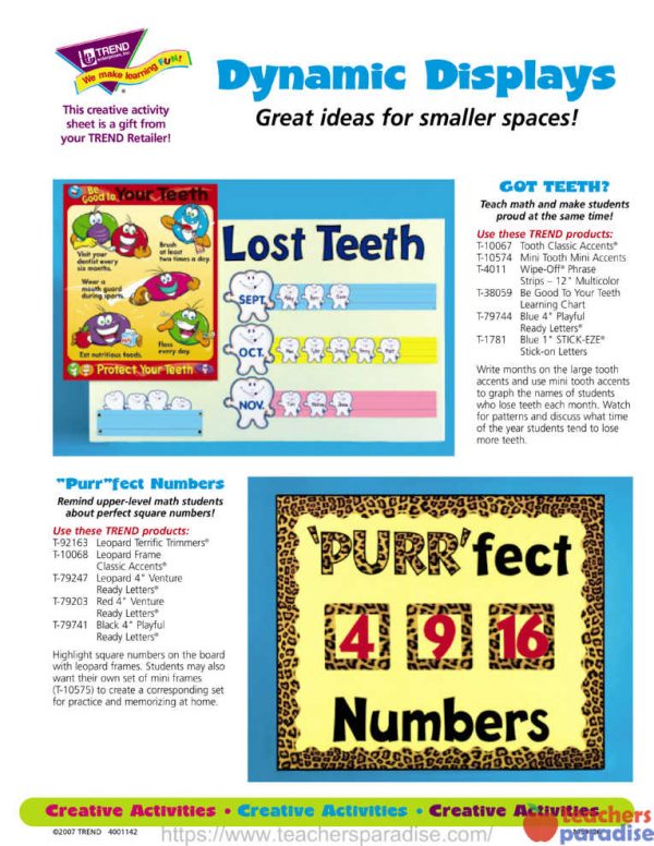 Dynamic Displays for Small Classroom Spaces by TREND enterprises ...