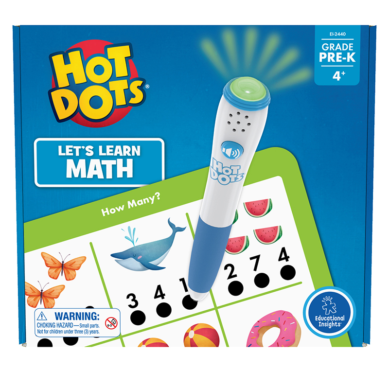 TeachersParadise - Educational Insights Hot Dots® Let's Learn Pre-K ...