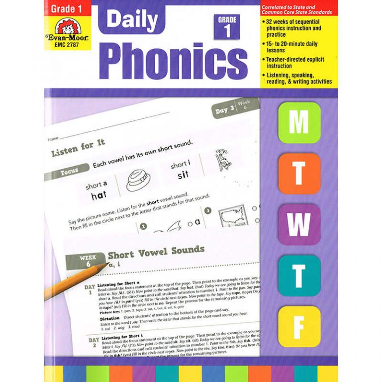TeachersParadise - Evan-Moor Educational Publishers Daily Phonics Book ...