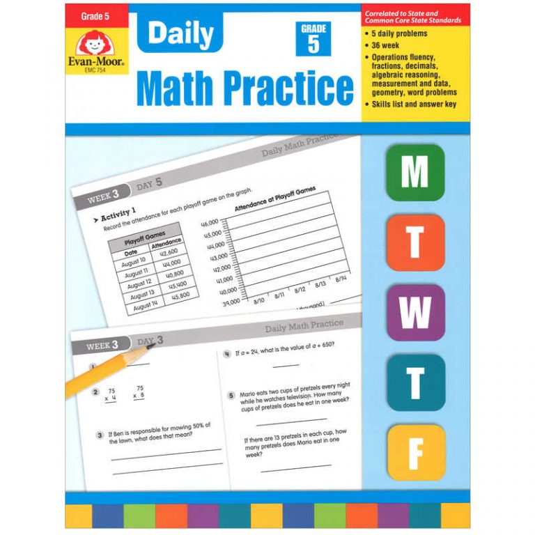 TeachersParadise - Carson Dellosa Education Math 4 Today Workbook ...
