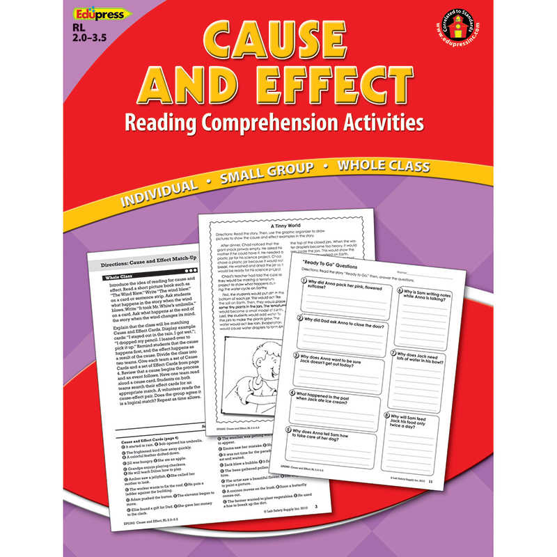 TeachersParadise - Edupress™ Cause and Effect Reading Comprehension ...