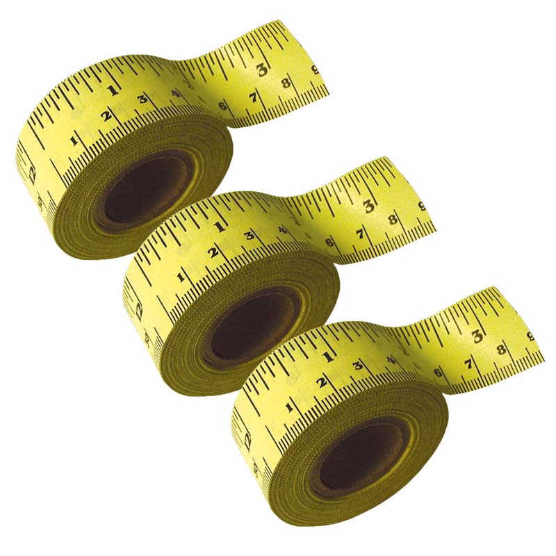 TeachersParadise - Edupress™ Ruler Tape, 1"W x 500"L, 3 Rolls - EP-2649-3