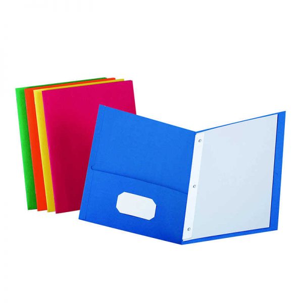 TeachersParadise - Oxford® Twin Pocket Folders w/Fasteners, Assorted ...
