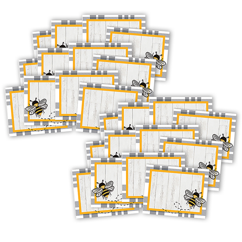 TeachersParadise - EUREKA The Hive Self-Adhesive Name Tags, 40 Per Pack ...