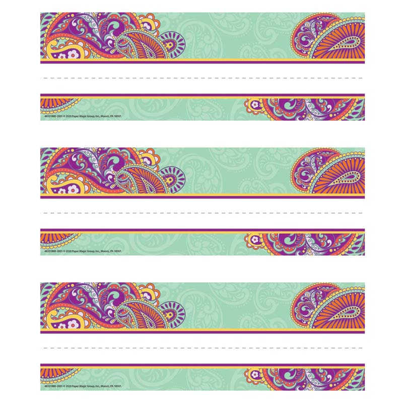 TeachersParadise - Eureka® Positively Paisley Self-Adhesive Name Plates ...