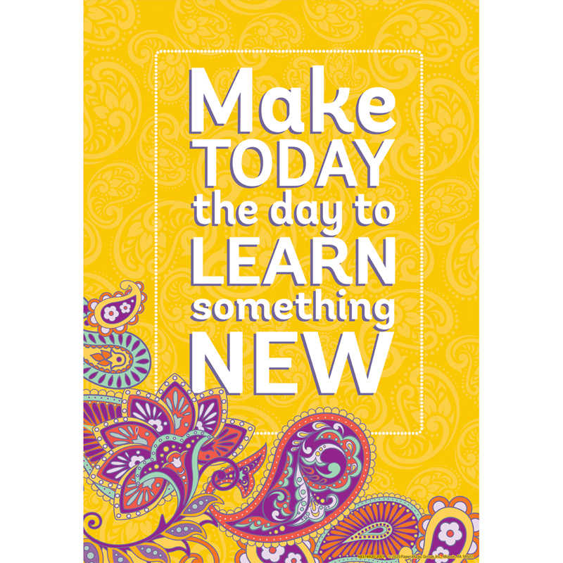 TeachersParadise - Eureka® Positively Paisley Make Today the Day ...