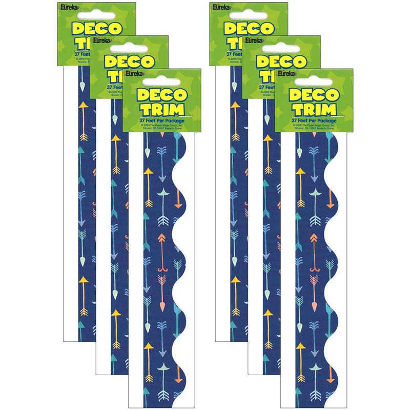 TeachersParadise - Eureka® Confetti Splash Pointed Arrows Deco Trim ...