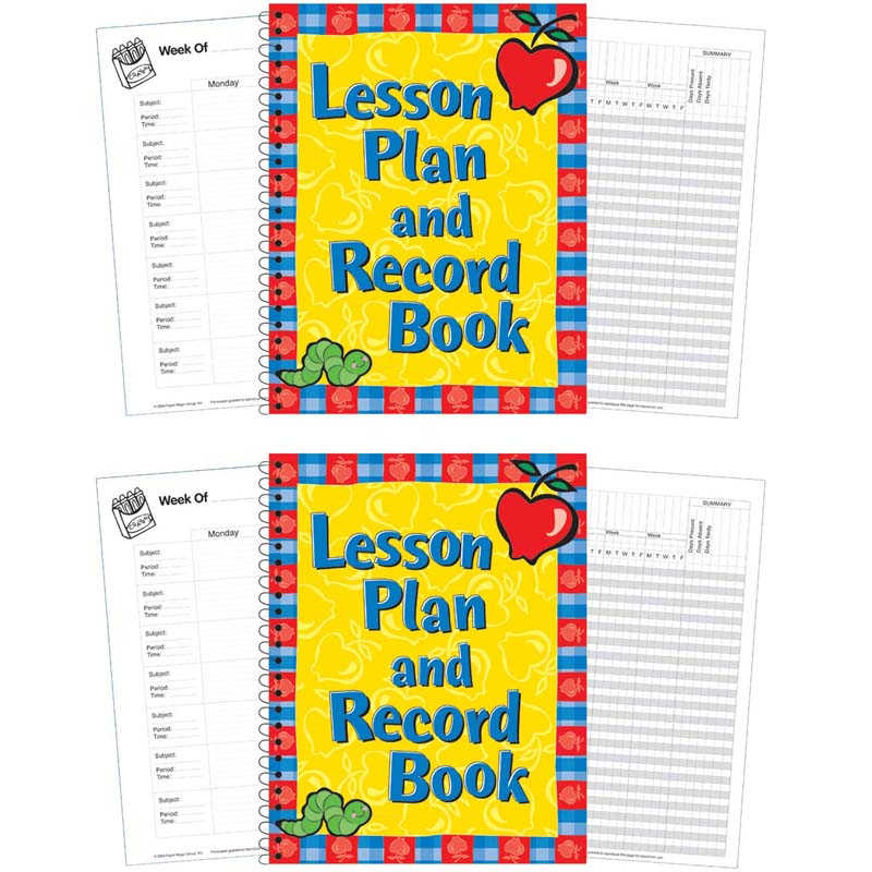 TeachersParadise - Eureka® Lesson Plan and Record Book, Pack of 2 - EU ...