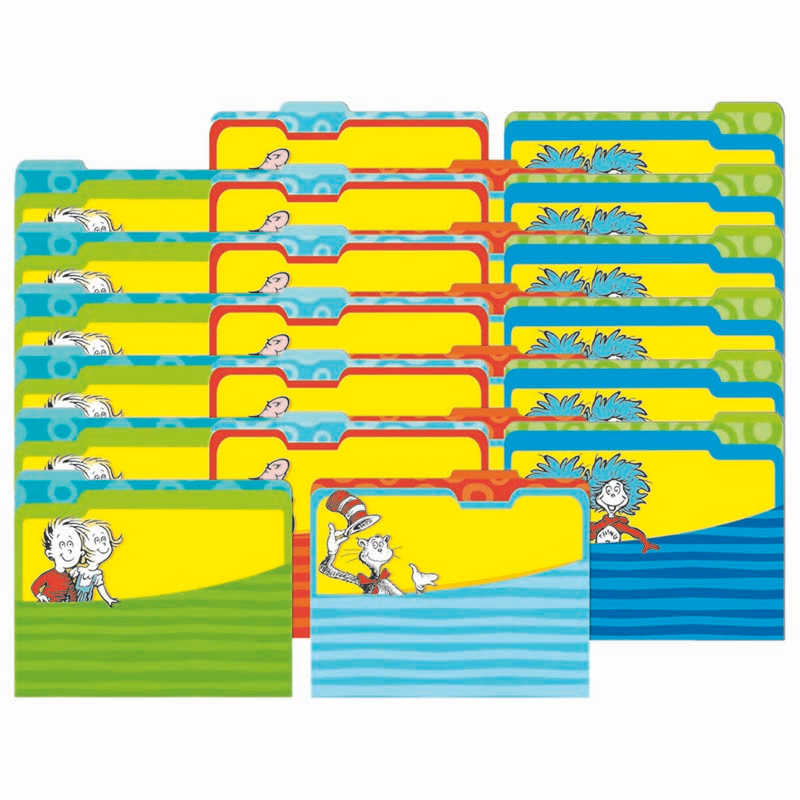 TeachersParadise - Eureka® Dr. Seuss ™ Classic File Folders, 4 Per Pack ...