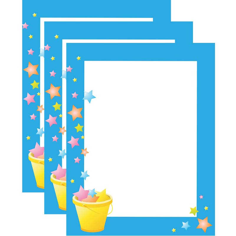 TeachersParadise - Hayes Bucket Filler Border Paper, 50 Sheets Per Pack ...
