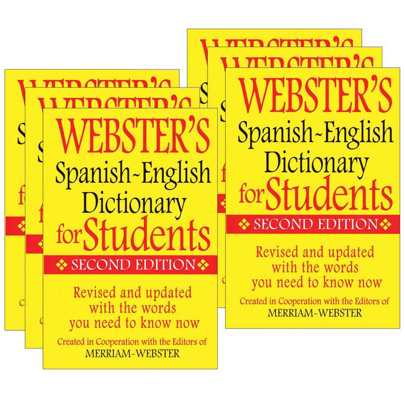 TeachersParadise - Webster’s Spanish-English Dictionary for Students ...