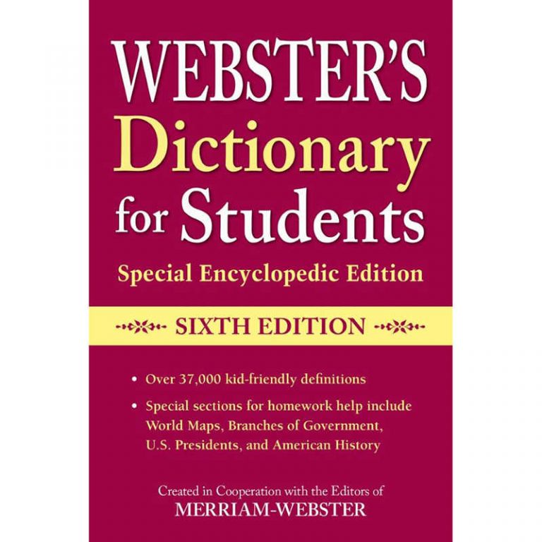 TeachersParadise - Merriam-Webster Webster's Dictionary for Students ...
