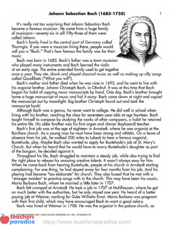 Famous Composers and Their Music by Hayes School Publishing Co ...