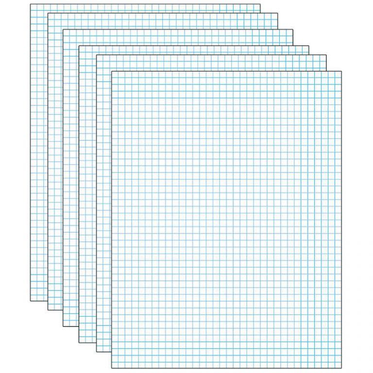 TeachersParadise - Geyer Graph Paper, Single Sided, 8.5" x 11", Blue ...