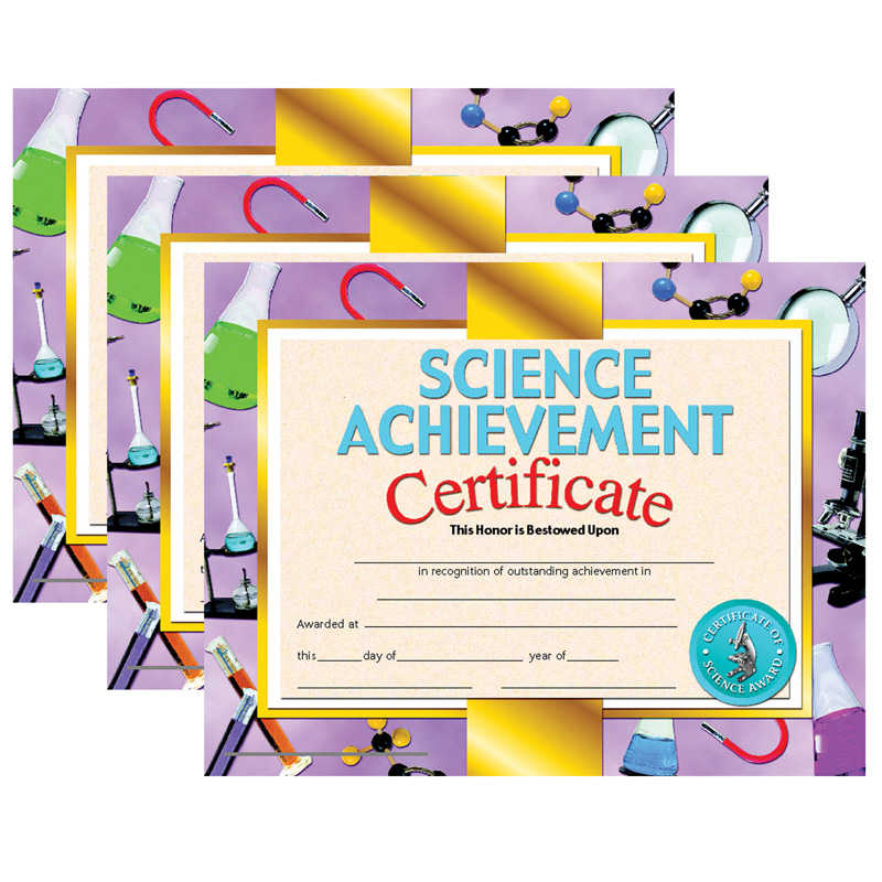 TeachersParadise - Hayes Science Achievement Certificate, 30 Per Pack ...